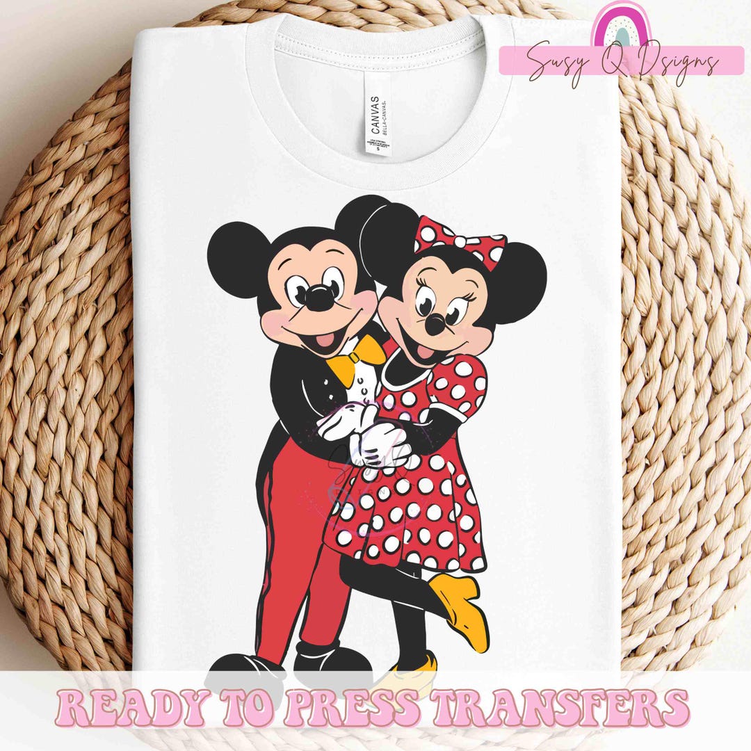 Retro Mickey Minnie HTV and Sublimation Image Transfers, Sublimation ...
