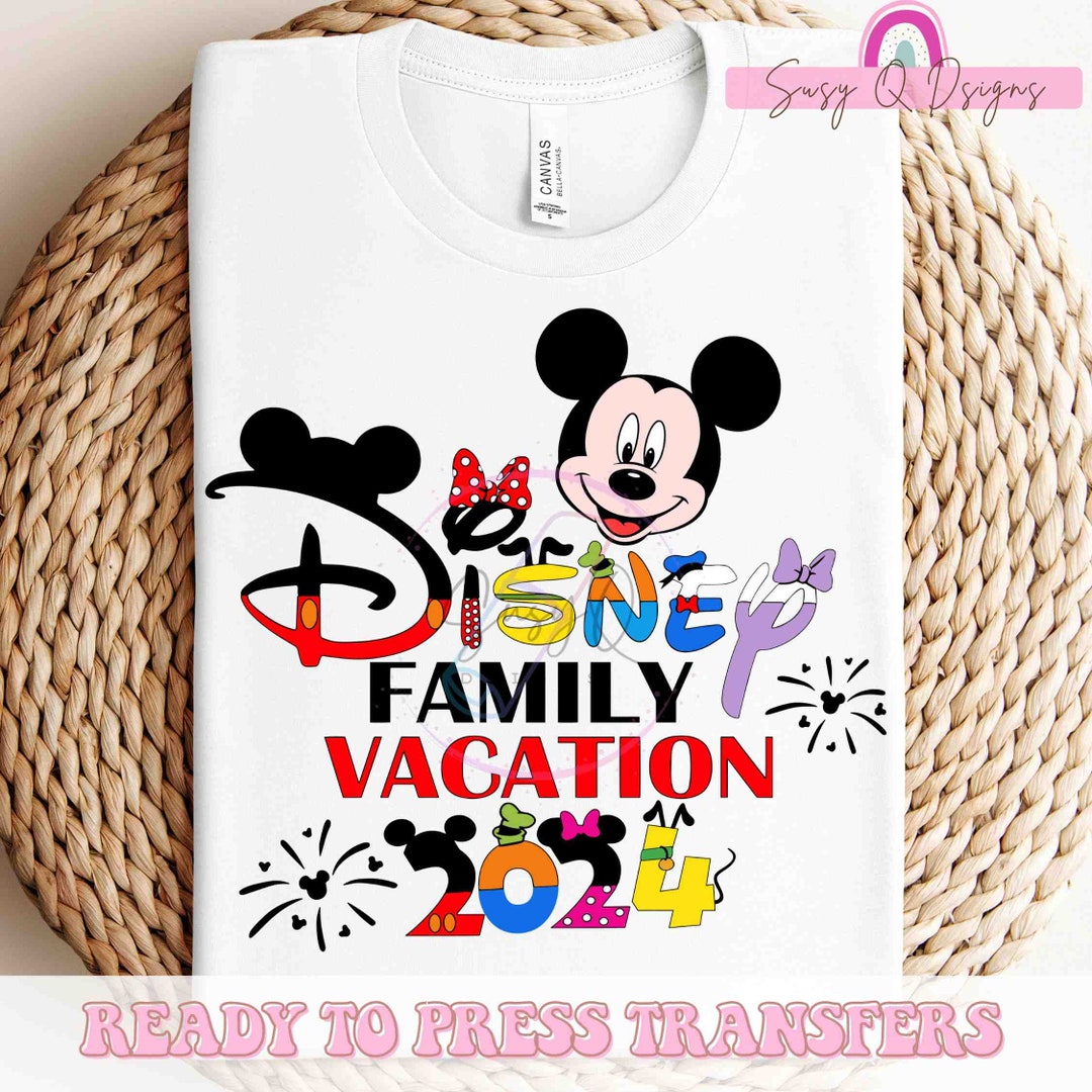 Disney Family Vacation 2024 Image Transfers, Mickey and Minnie Eco ...