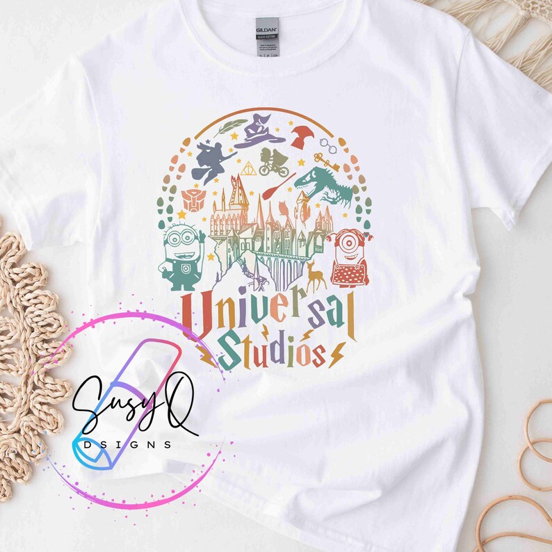 Universal Studios Image Transfers Universal Studios Family - Etsy