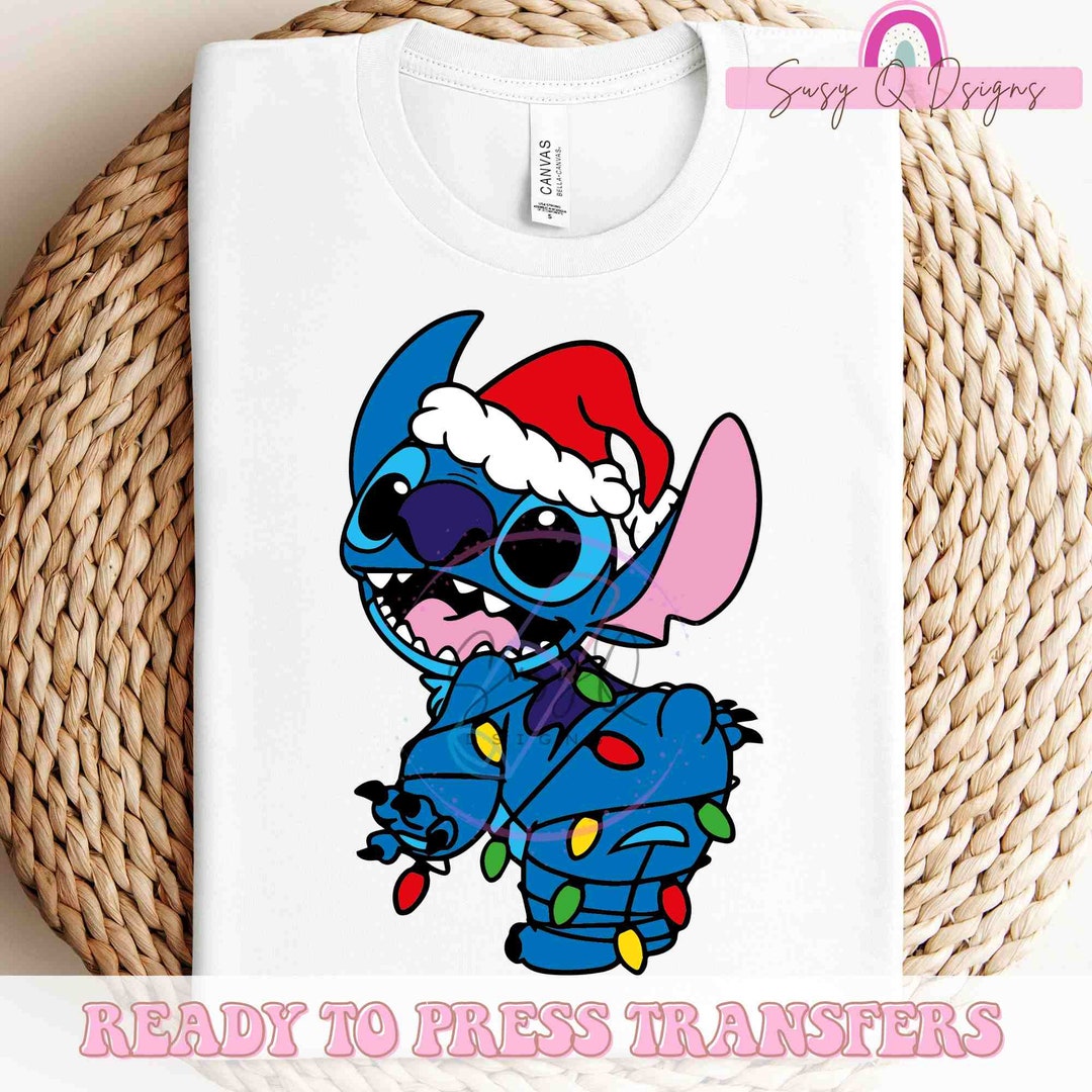 Ready to Press Christmas Stitch HTV and Sublimation Image Transfer ...