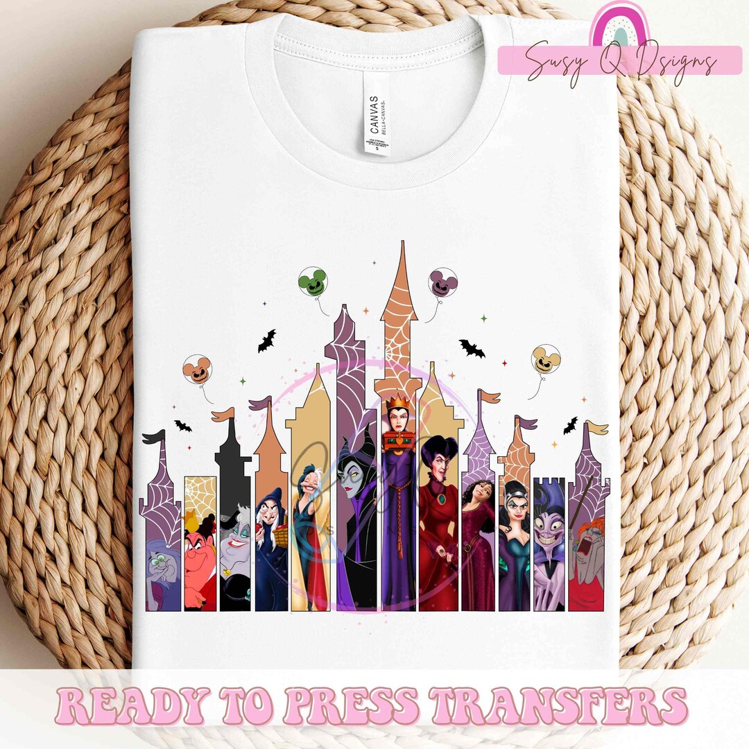 Ready to Press Villains Castle HTV and Sublimation Image Transfer ...