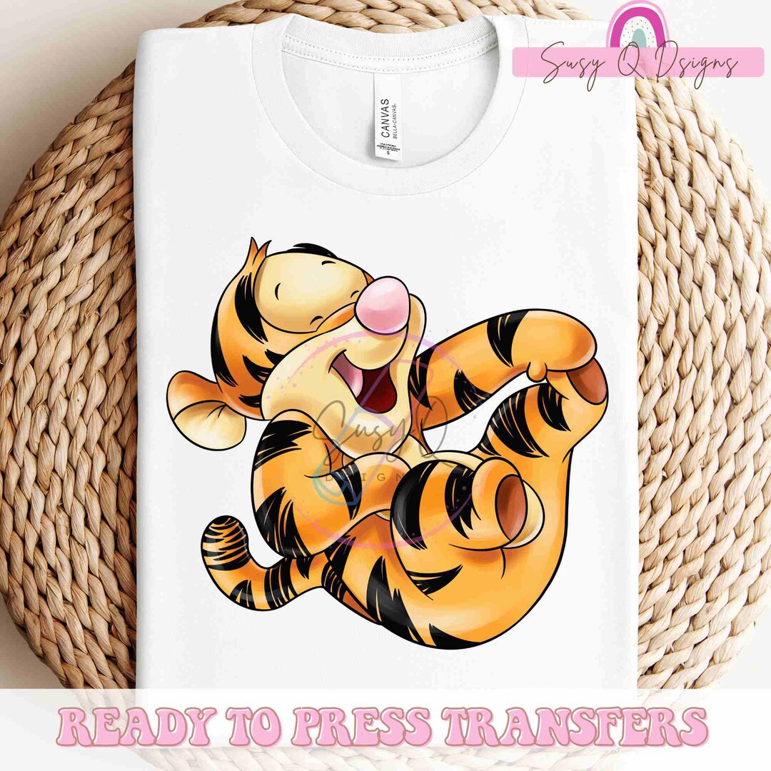 Tigger Image Transfers, Disney Pooh Sublimation Prints, Disney Pooh Eco ...
