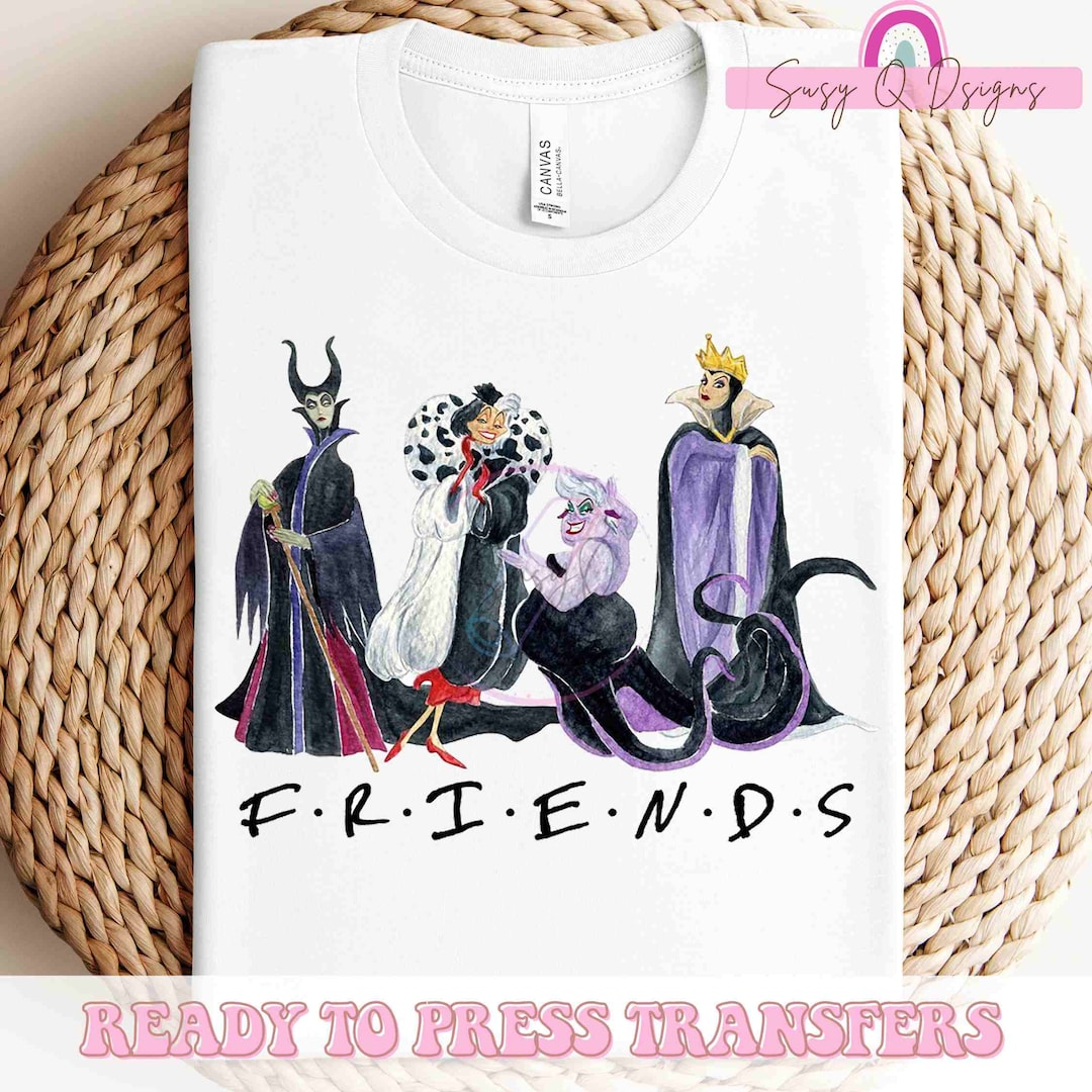 Disney Villains Friends Image Transfers, Evil Villain Friends ...