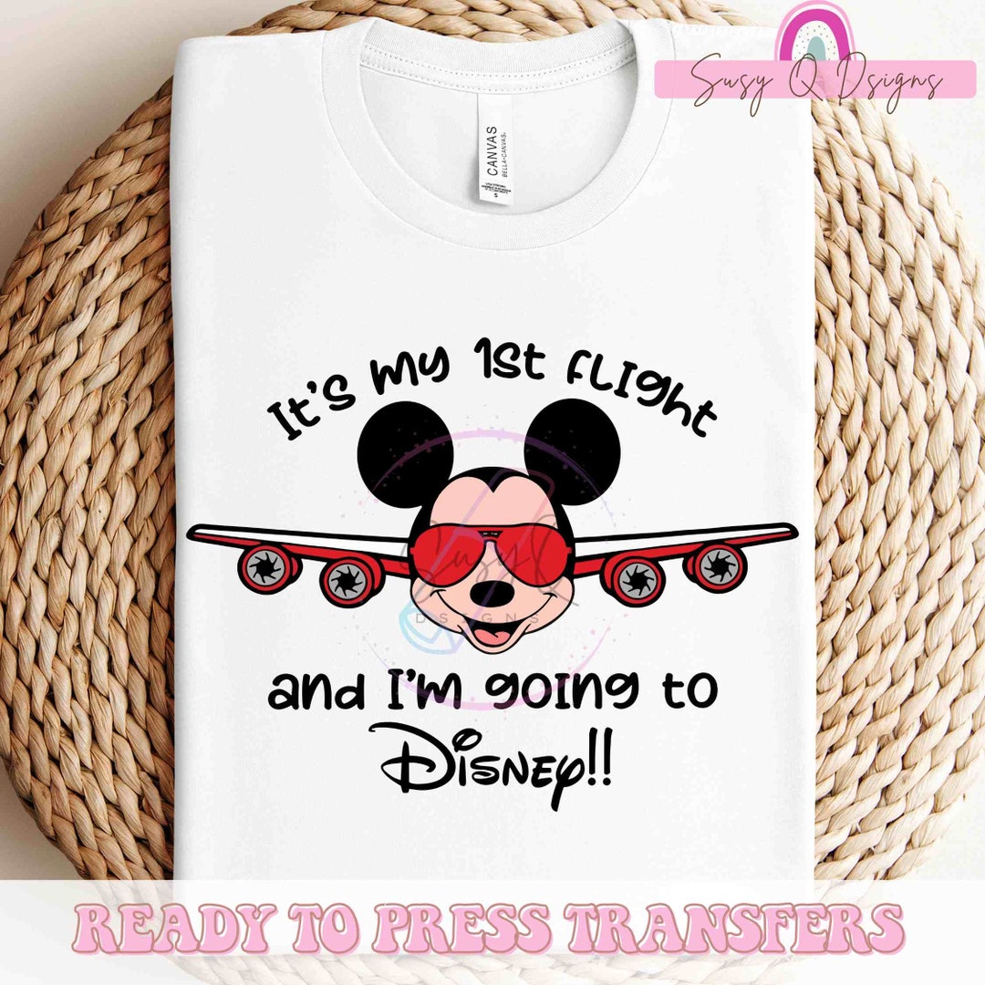 First Flight to Disney Image Transfers, Disney Family Vacation ...