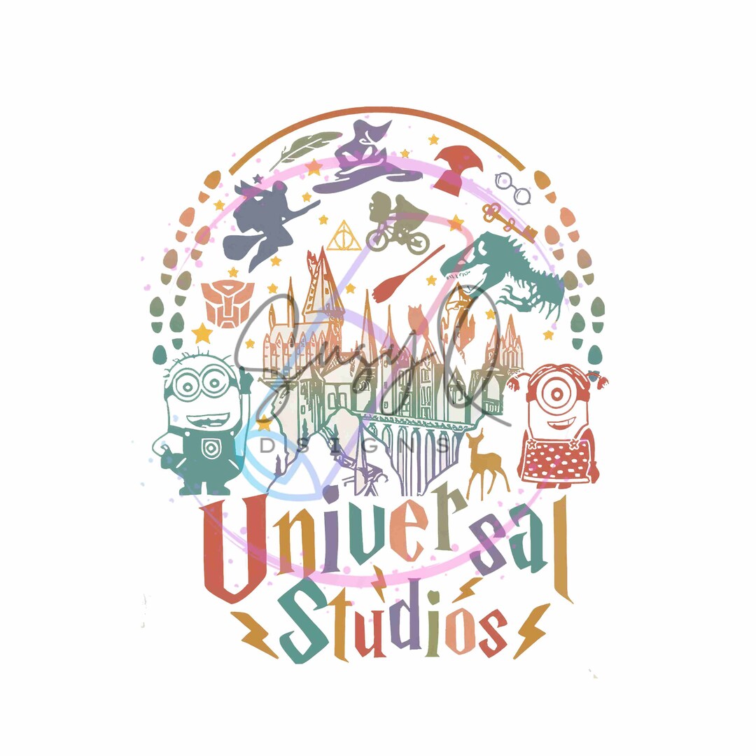 Universal Studios Image Transfers Universal Studios Family - Etsy