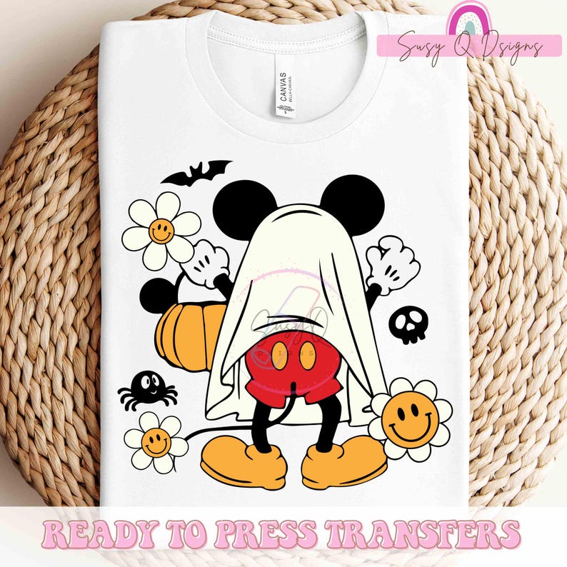 Mickey Halloween HTV and Sublimation Image Transfer, Halloween ...