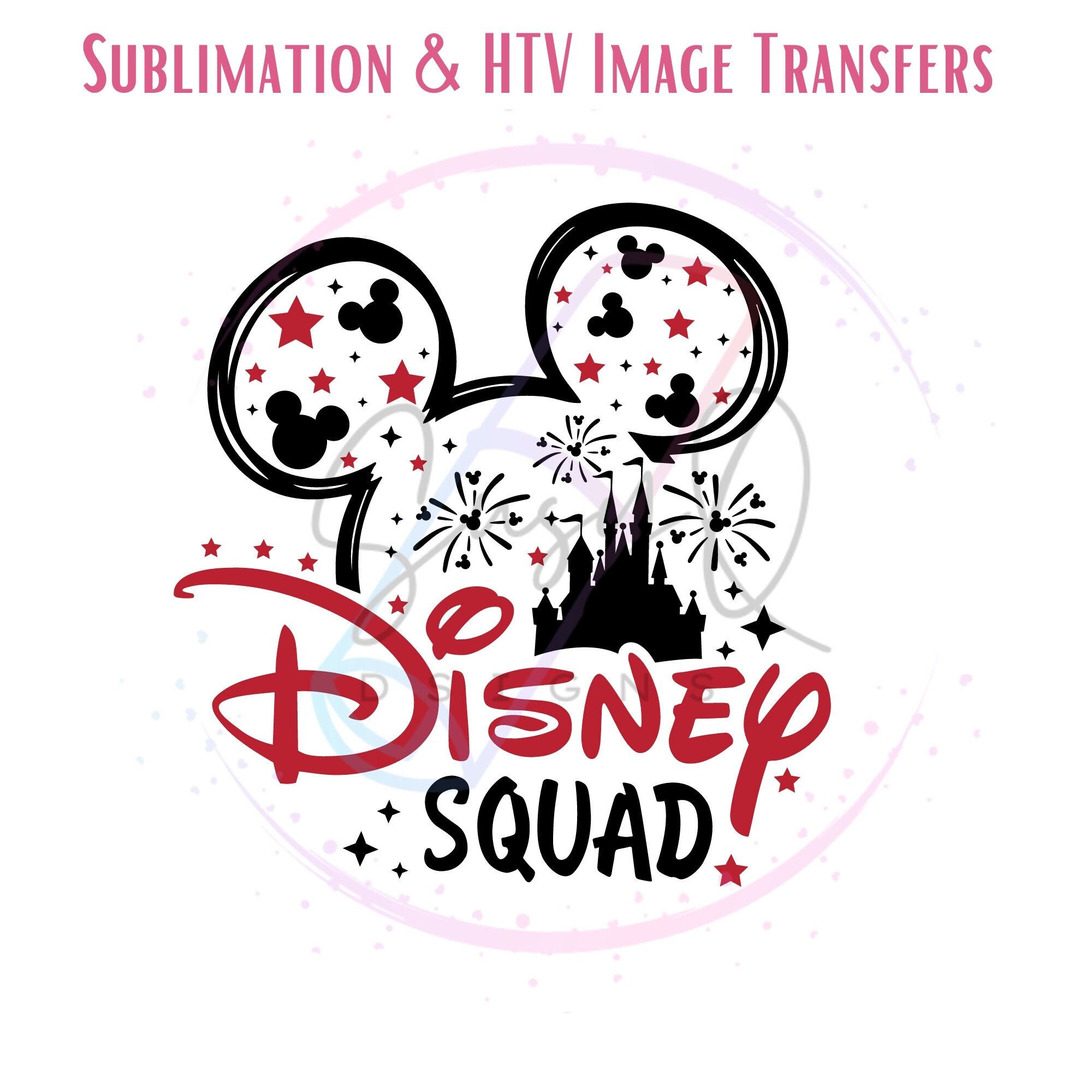Disney Squad Image Transfersfamily Vacation Sublimation - Etsy