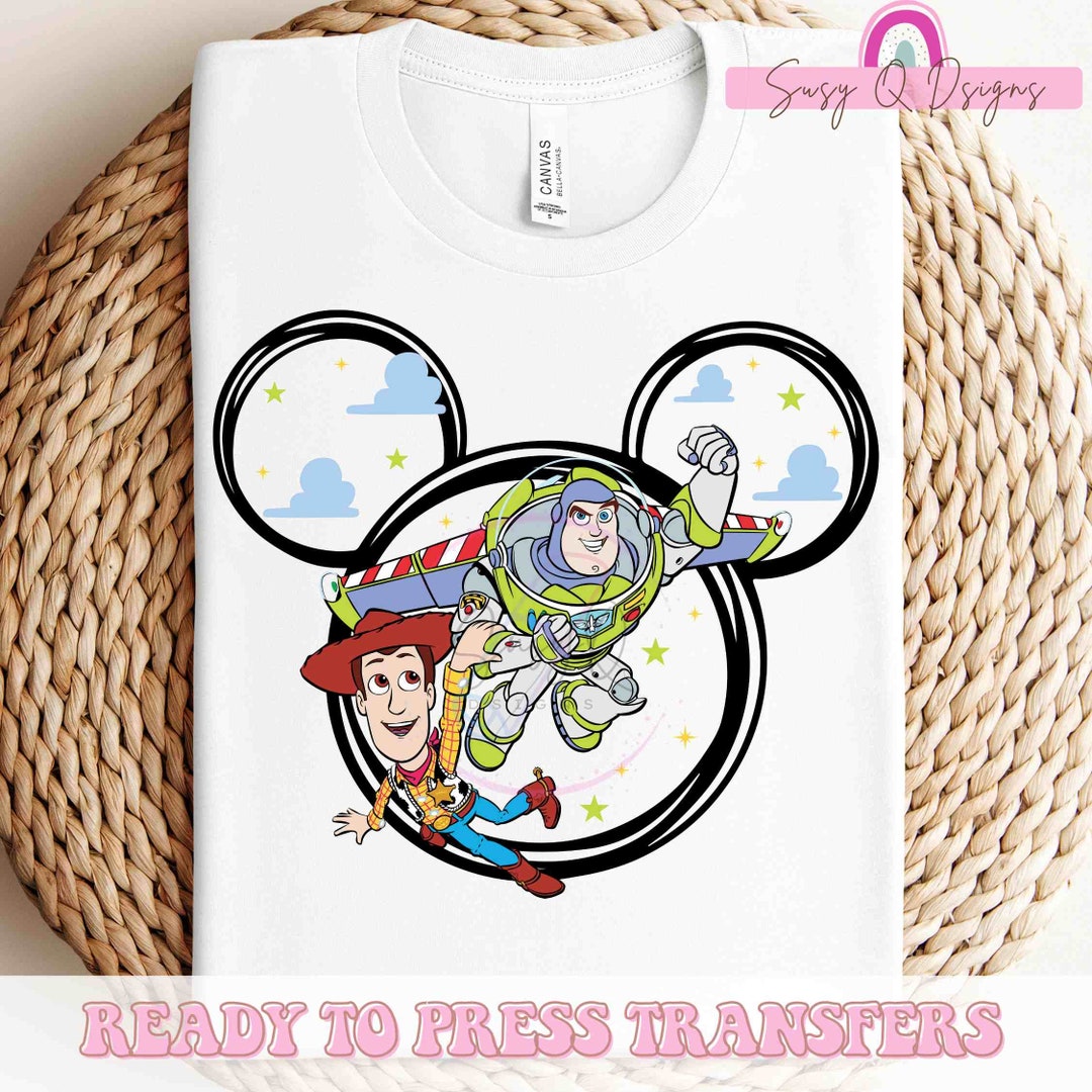 Woody Buzz HTV and Sublimation Image Transfers, Toy Story Iron on ...
