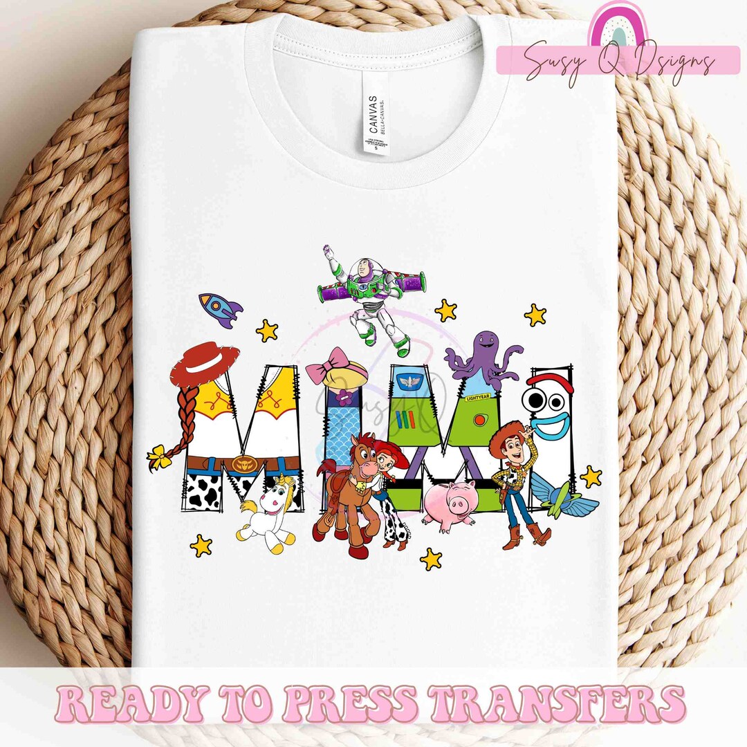 Disney Toy Story Mimi Image Transfers, Toy Story Iron on Prints, Toy ...