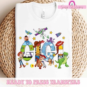 Toy Story Gigi Image Transfers, Toy Story Friends Sublimation Prints ...