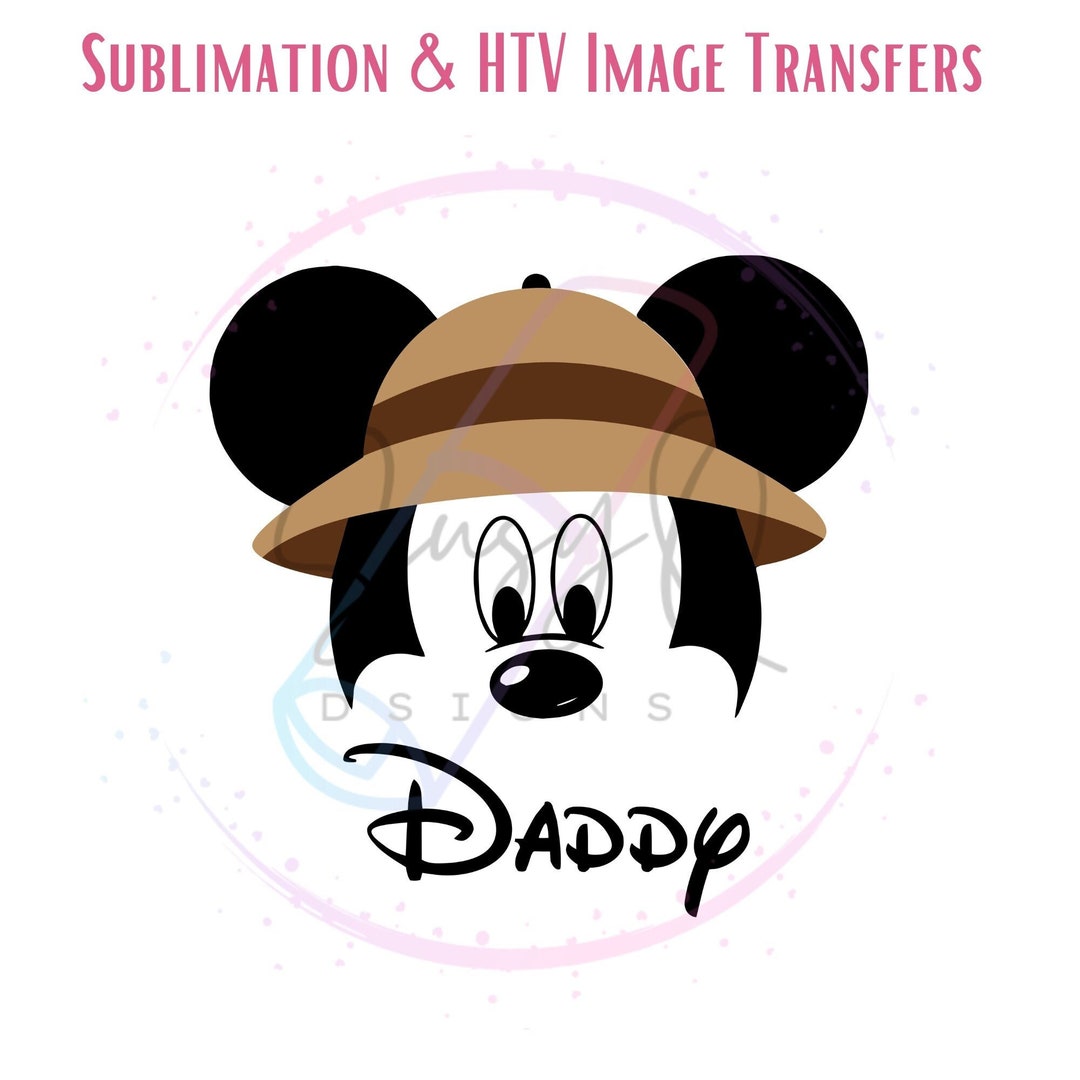 Disney Safari Daddy Image Transfers, Disney Animal Kingdom Iron on ...