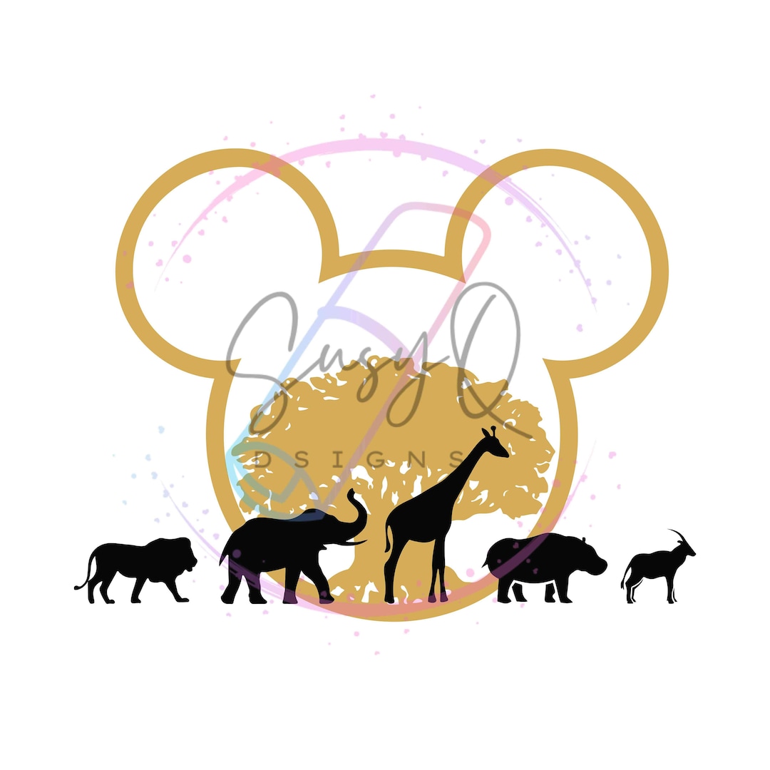 Ready to Press Animal Safari Trip HTV and Sublimation Image Transfer ...