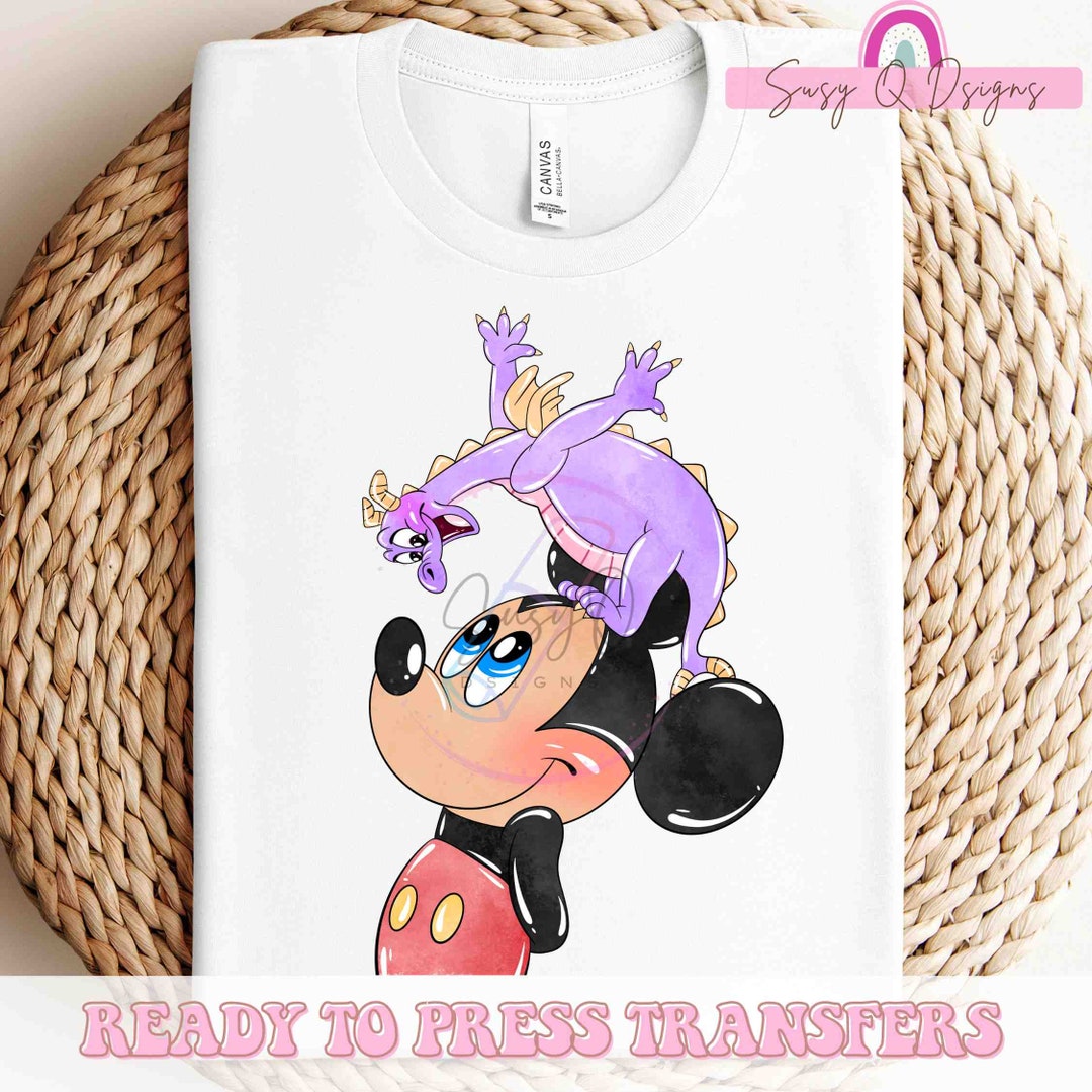 Mickey and Figment HTV and Sublimation Image Transfers, Disney Family ...