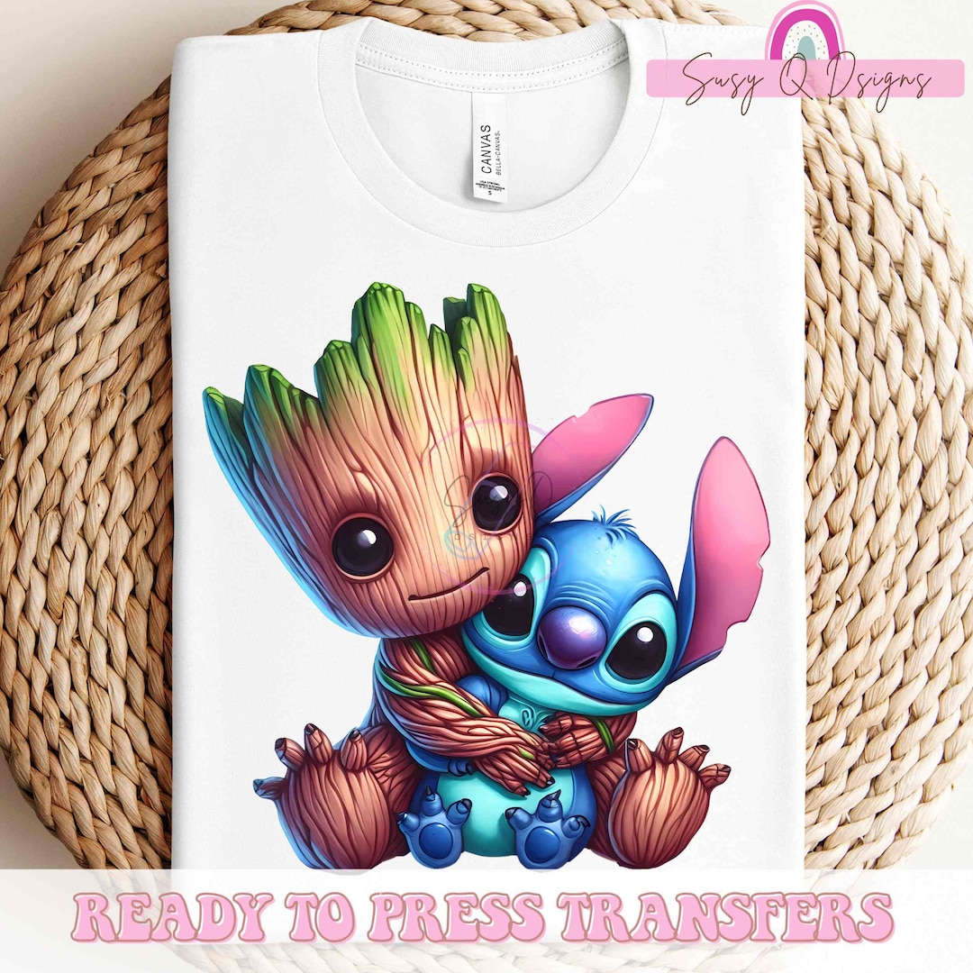 Jack Groot Image Transfers, Disney Stitch Iron on Prints, Stitch HTV ...