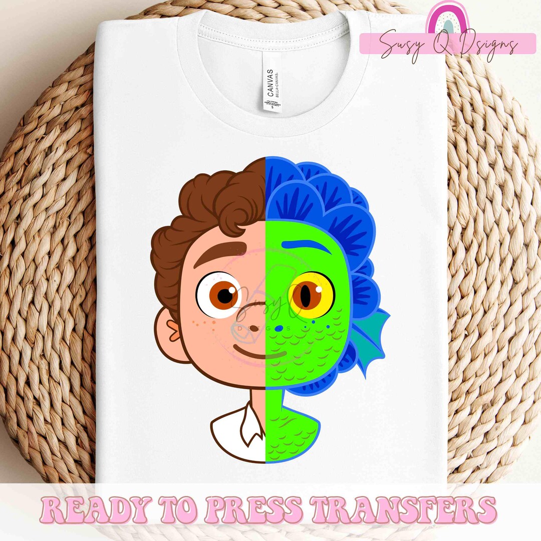 Luca HTV and Sublimation Image Transfers, Luca Iron on Prints, Luca ...