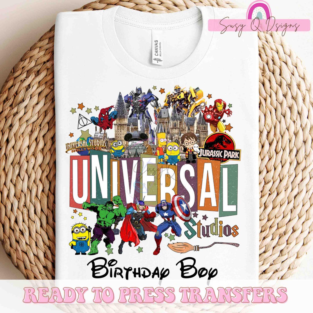 Universal Birthday Boy Image Transfers, Universal Studios Htv and ...