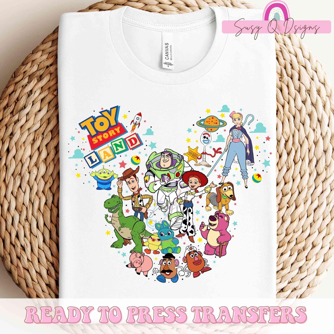 Toy Story Friends Image Transfers, Toy Story Iron on Prints, Toy Story ...