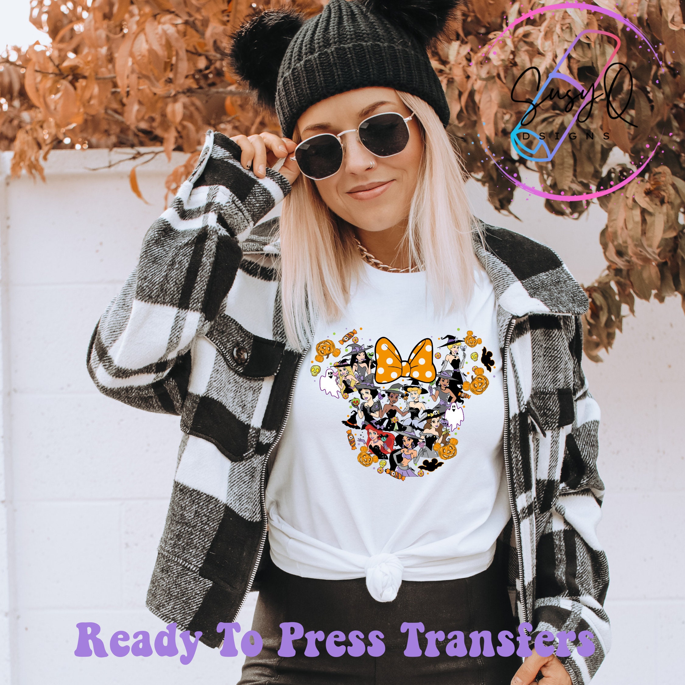 Ready to Press Spooky Princess HTV and Sublimation Image Transfer ...