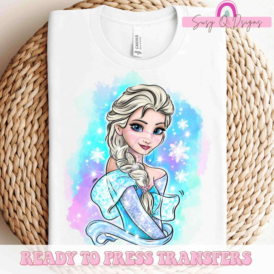 Elsa Anna Image Transfers, Elsa and Anna Sublimation Prints, Elsa ...