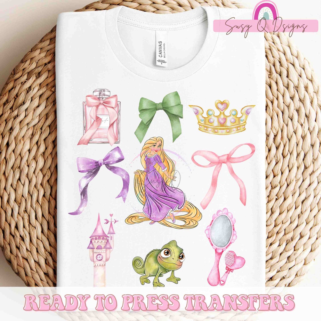 Rapunzel HTV and Sublimation Image Transfers, Disney Trip Sublimation ...