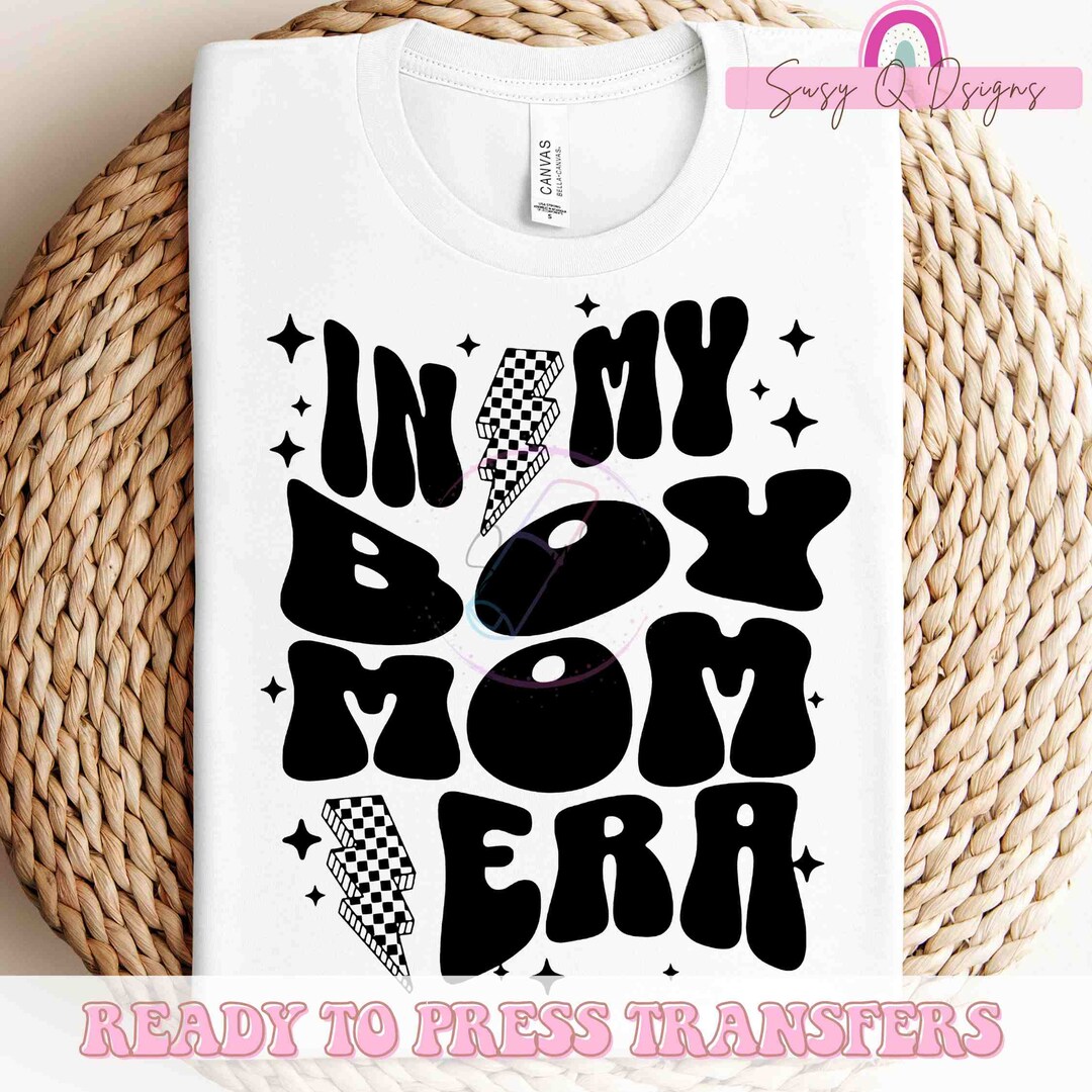 Boy Mama HTV and Sublimation Image Transfers, Mom Iron on Prints, Mom ...