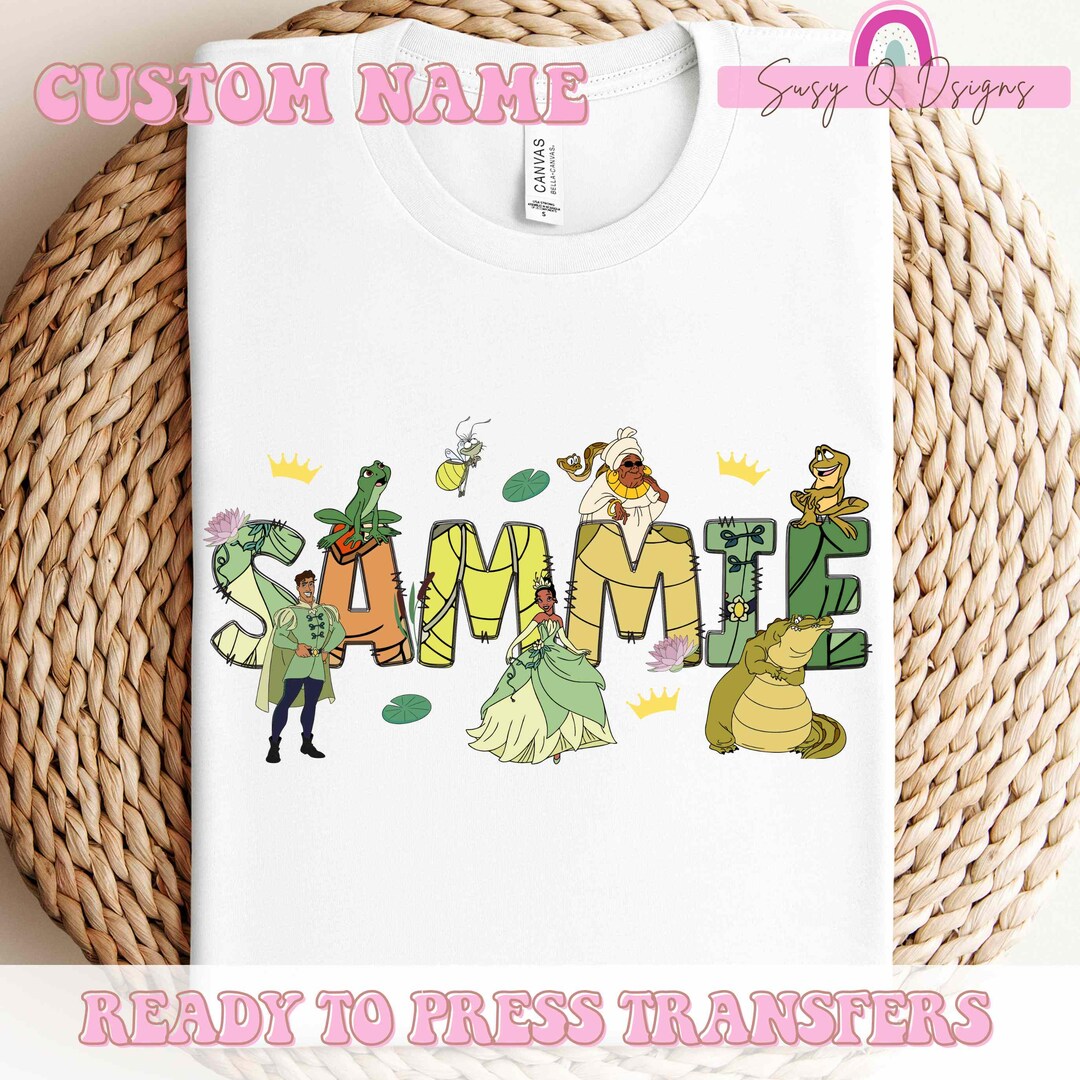 Custom Tiana Name HTV and Sublimation Image Transfer, Custom Tiana Name ...