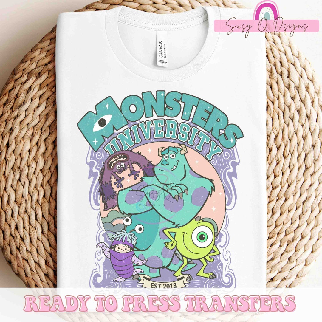 Monster HTV and Sublimation Image Transfers, Monsters Iron on Prints ...