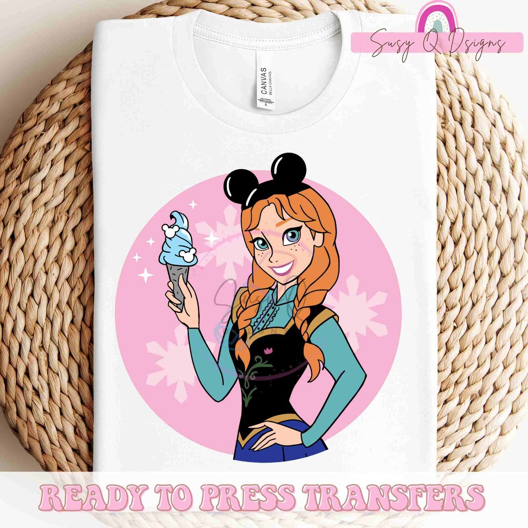Princess Anna Image Transfers, Anna Sublimation Prints, Anna ...