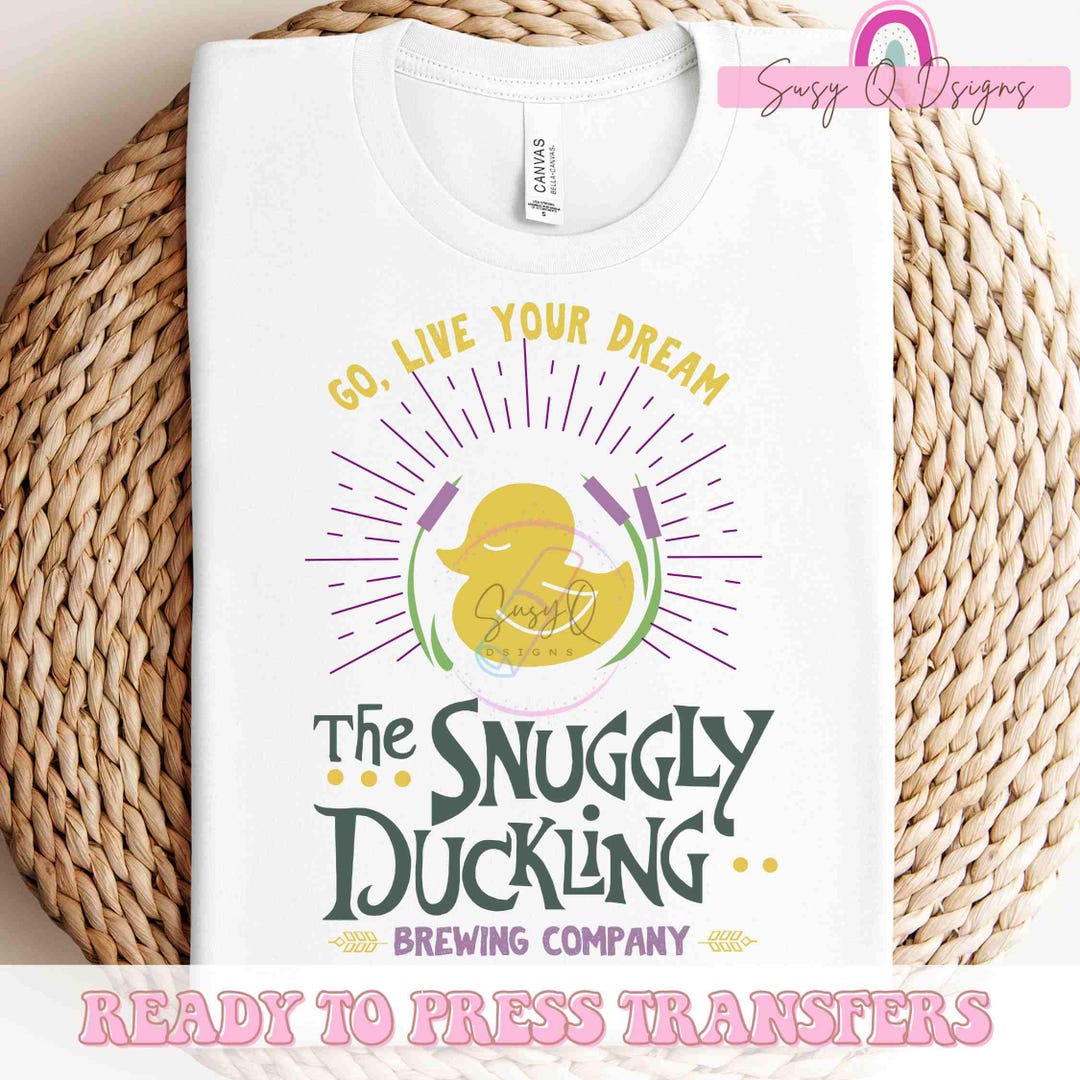 Rapunzel Snuggly Duck HTV and Sublimation Image Transfers, Disney Trip ...