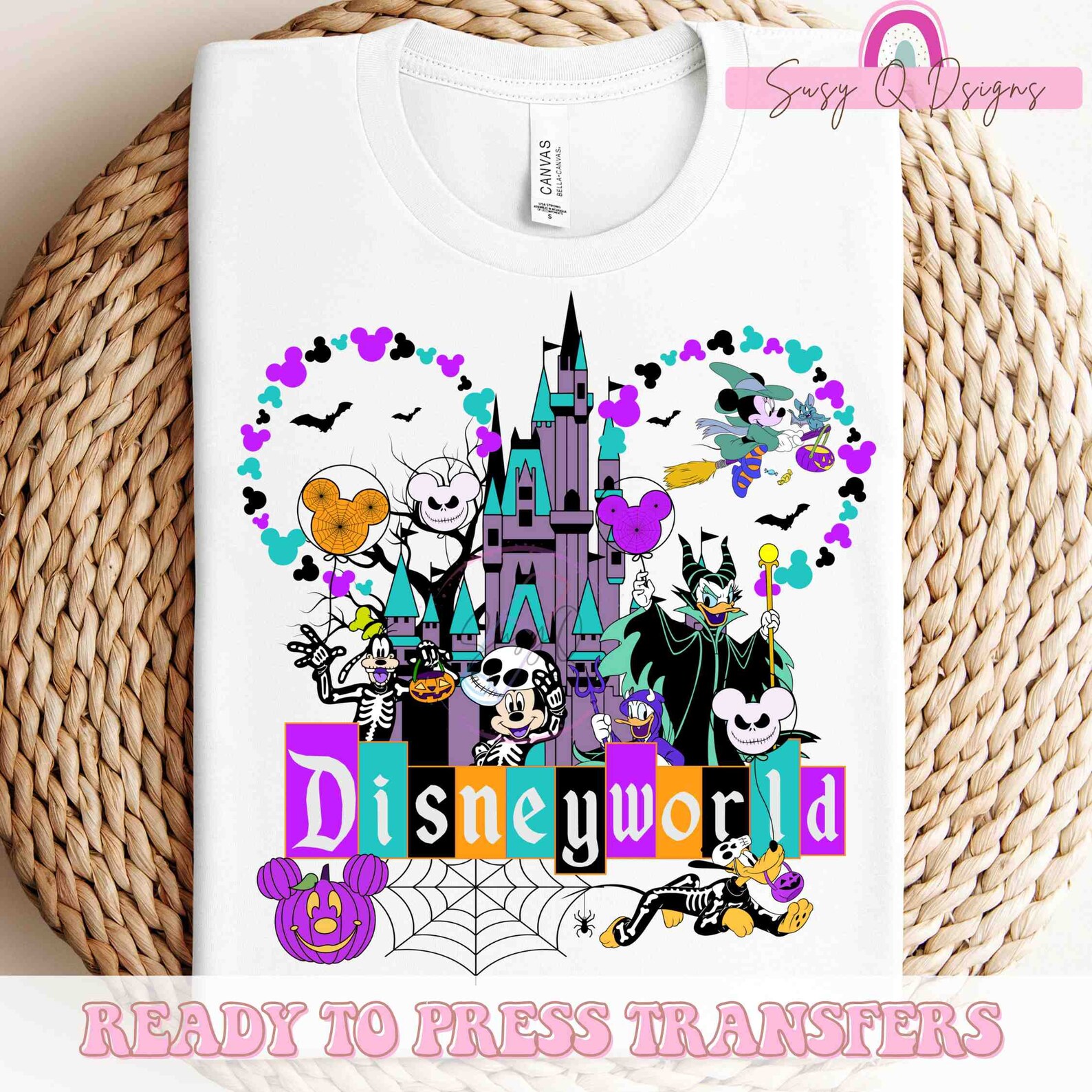 Mickey and Friends Halloween HTV and Sublimation Image Transfer ...