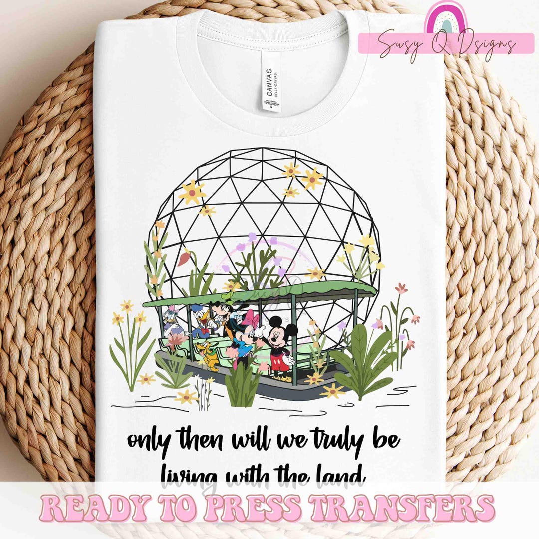 Mickey Friends Epcot HTV and Sublimation Image Transfers, Epcot ...