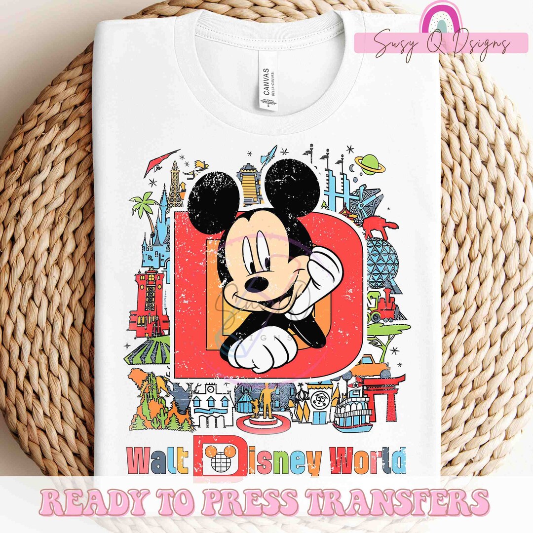 Mickey HTV and Sublimation Image Transfers, Disney Family Vacation ...