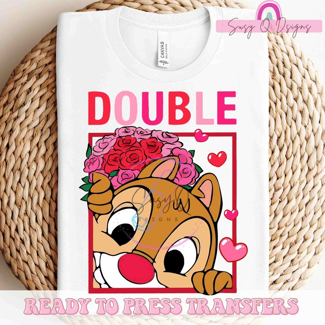 Double Trouble Valetine's Day Image Transfers, Valentine Sublimation ...