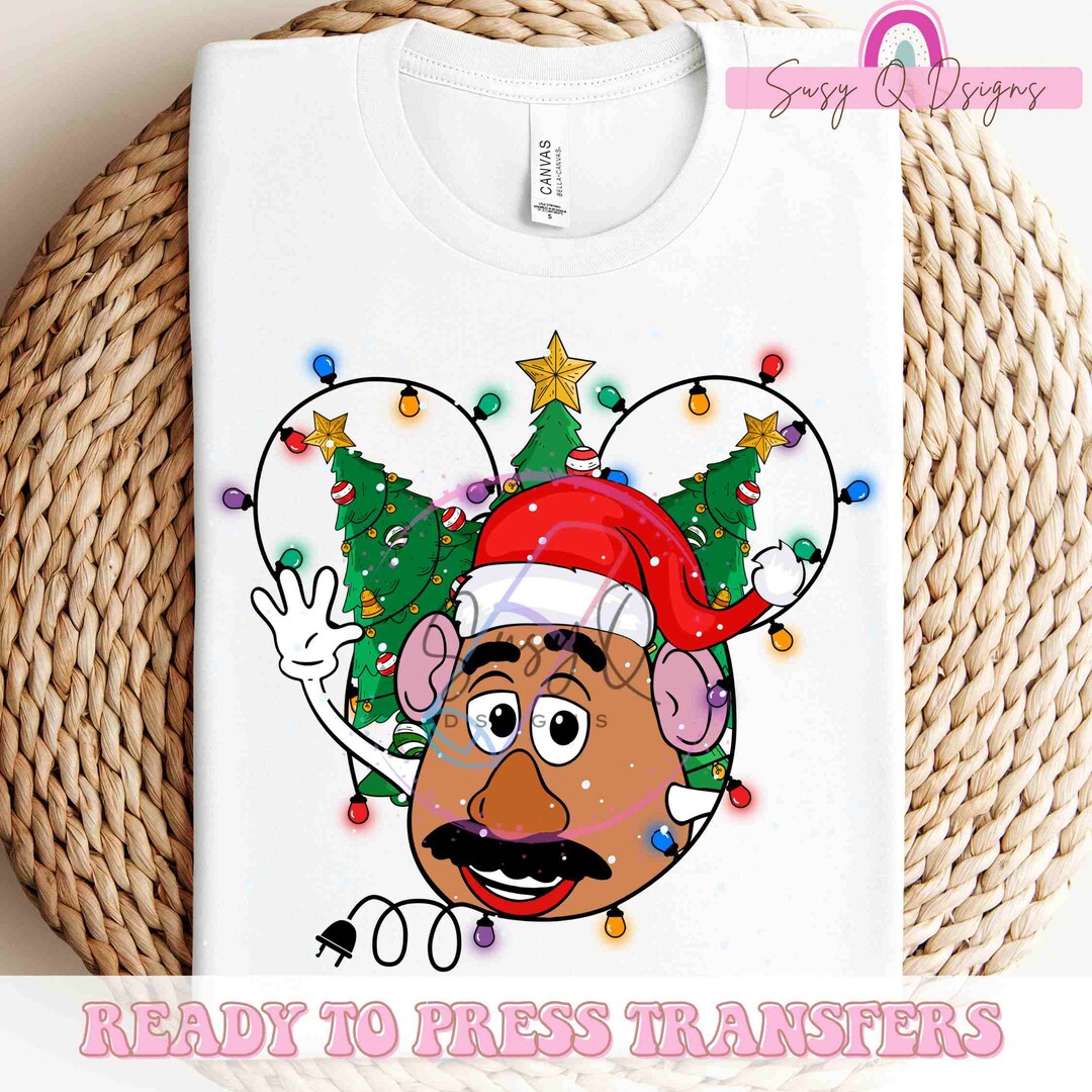 Ready to Press Christmas Potato HTV and Sublimation Image Transfer ...