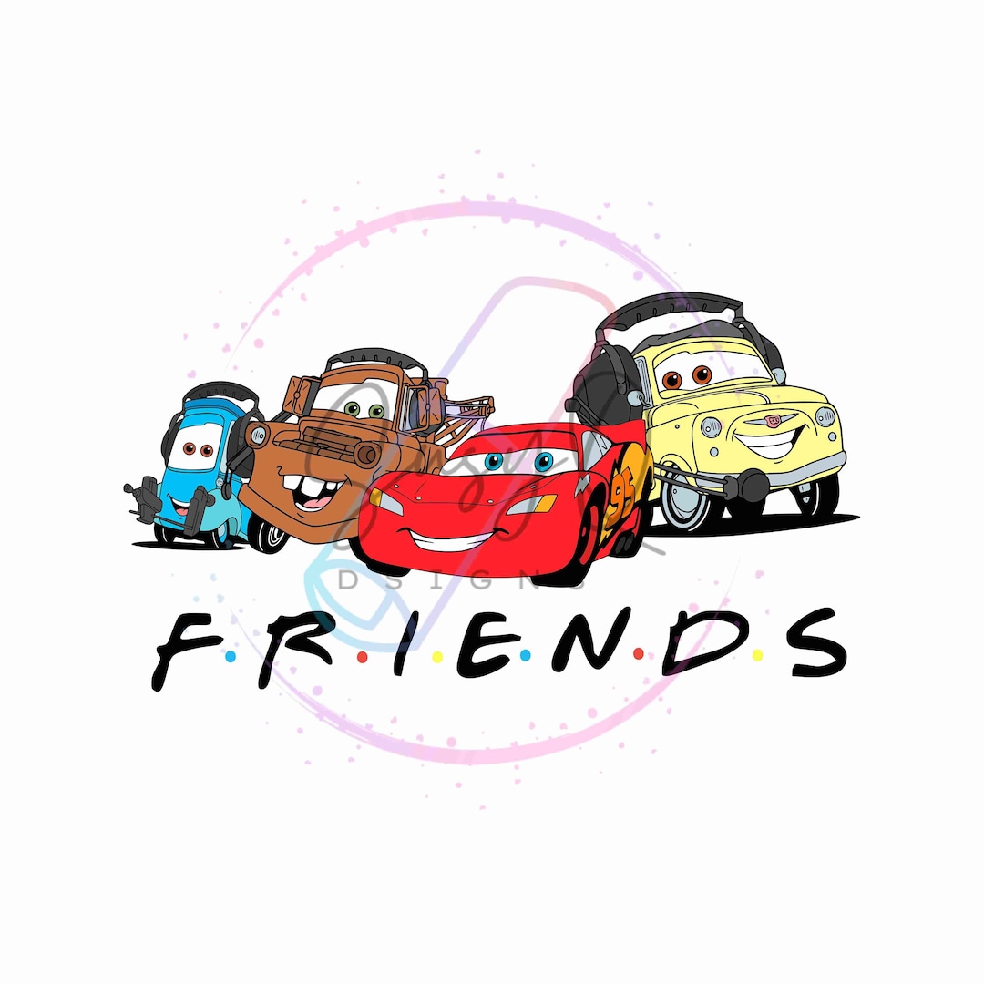 Cars Friends Image Transfers, Cars Htv and Sublimation Prints, Cars Eco ...