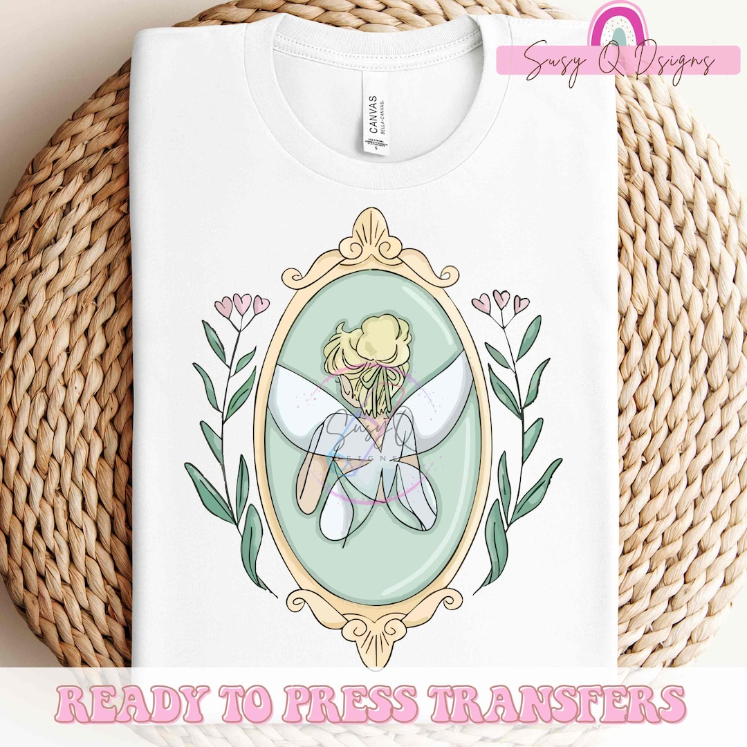 Retro Tinkerbell Transfers, Disney Iron on Prints, Disney Peter HTV ...