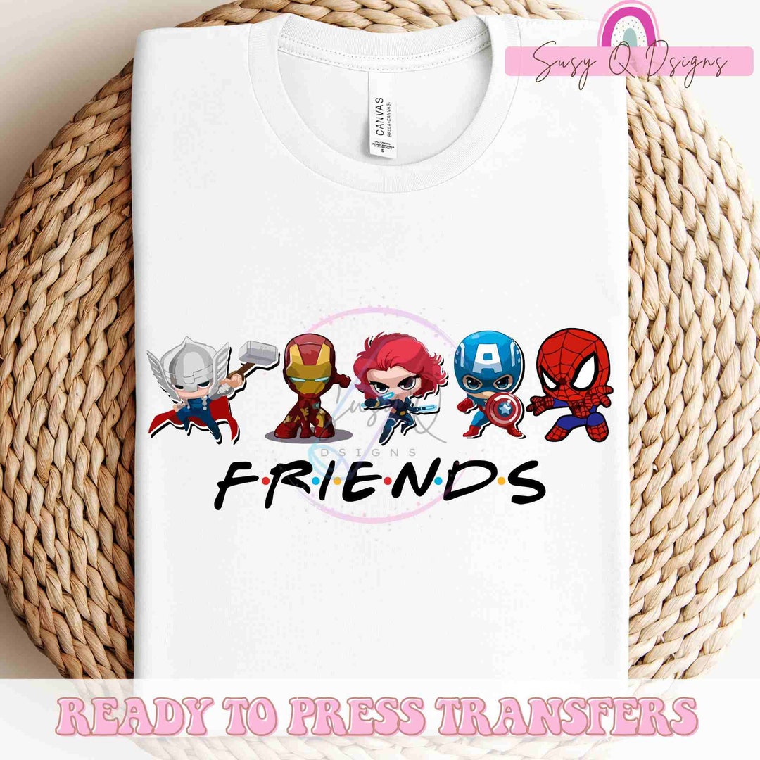 Avenger Friends Image Transfers, Avengers Htv and Sublimation Prints ...