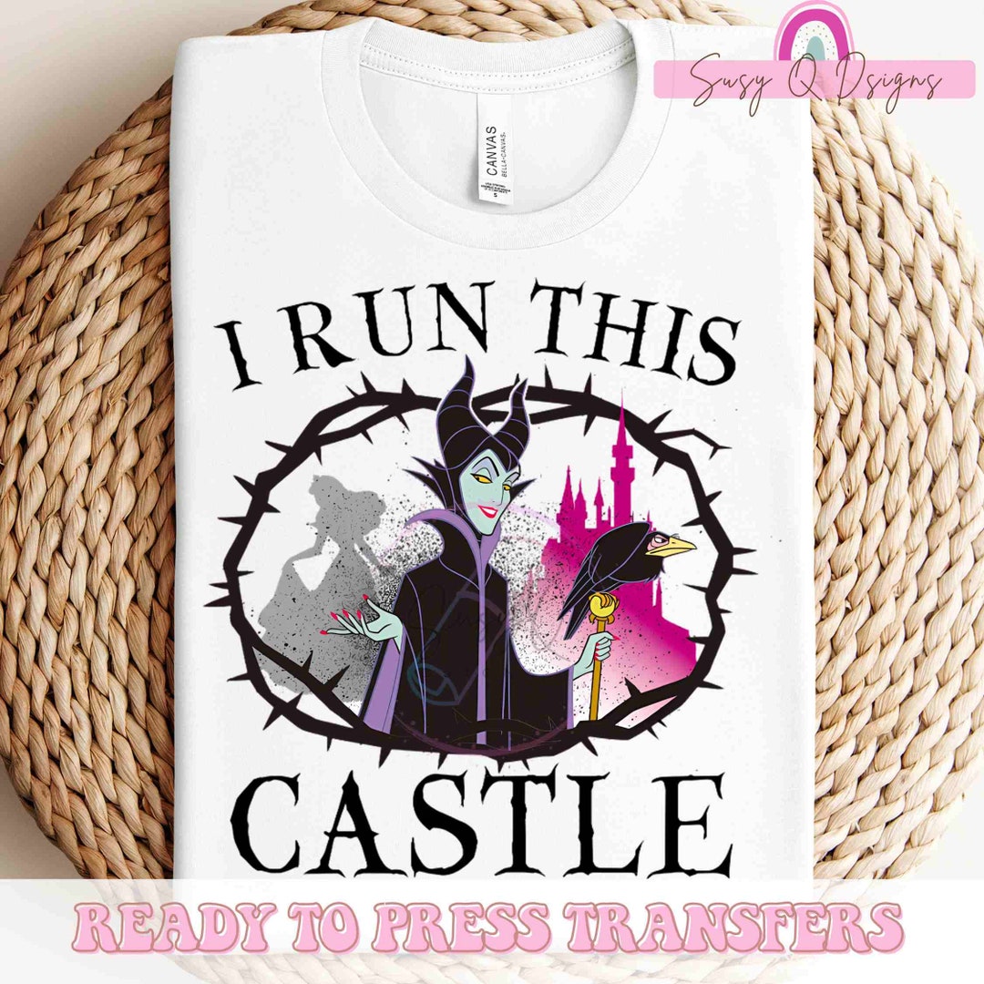 I Run This Castle Image Transfers, Evil Villain Friends Sublimation ...