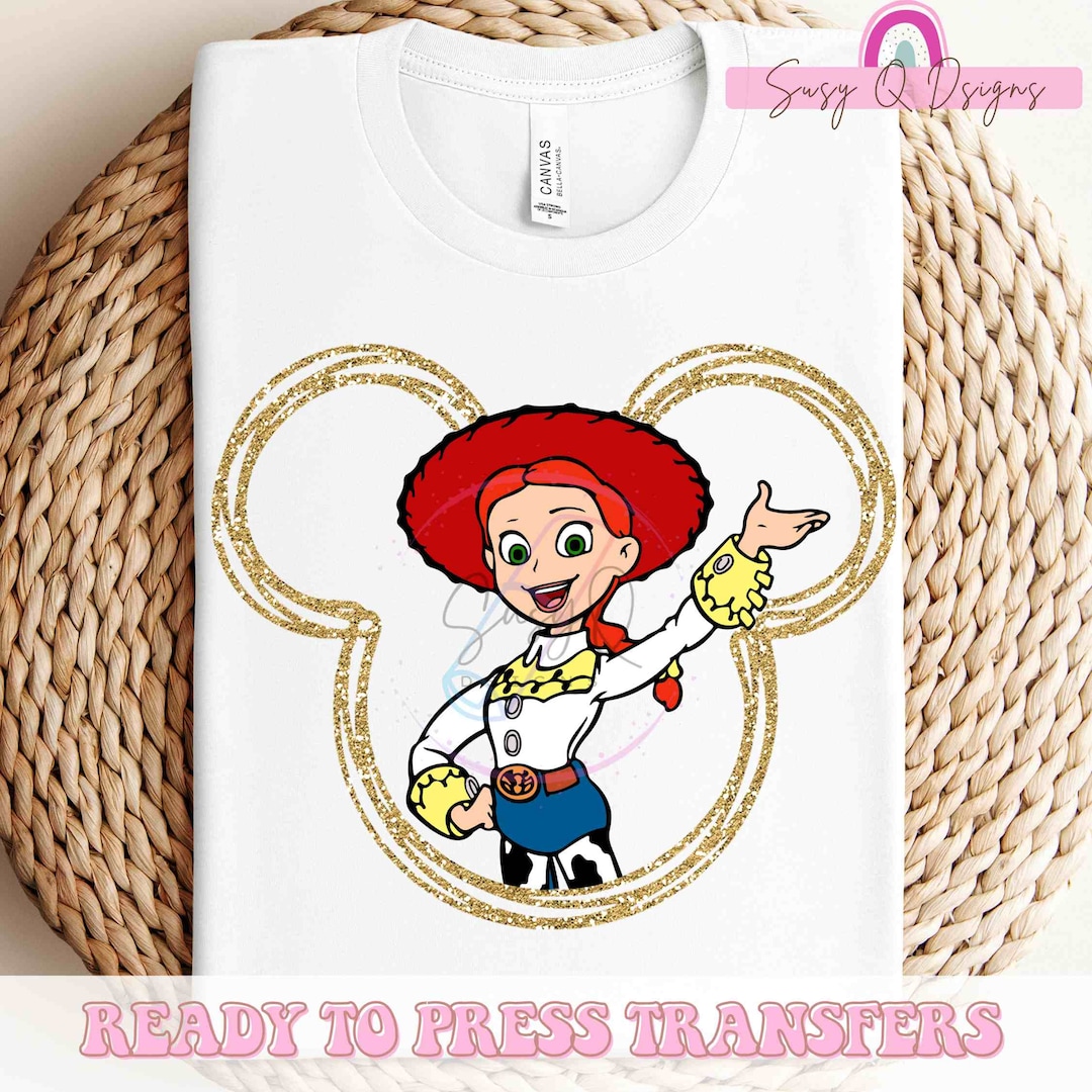 Toy Story Gold Jessie HTV and Sublimation Image Transfers, Toy Story ...