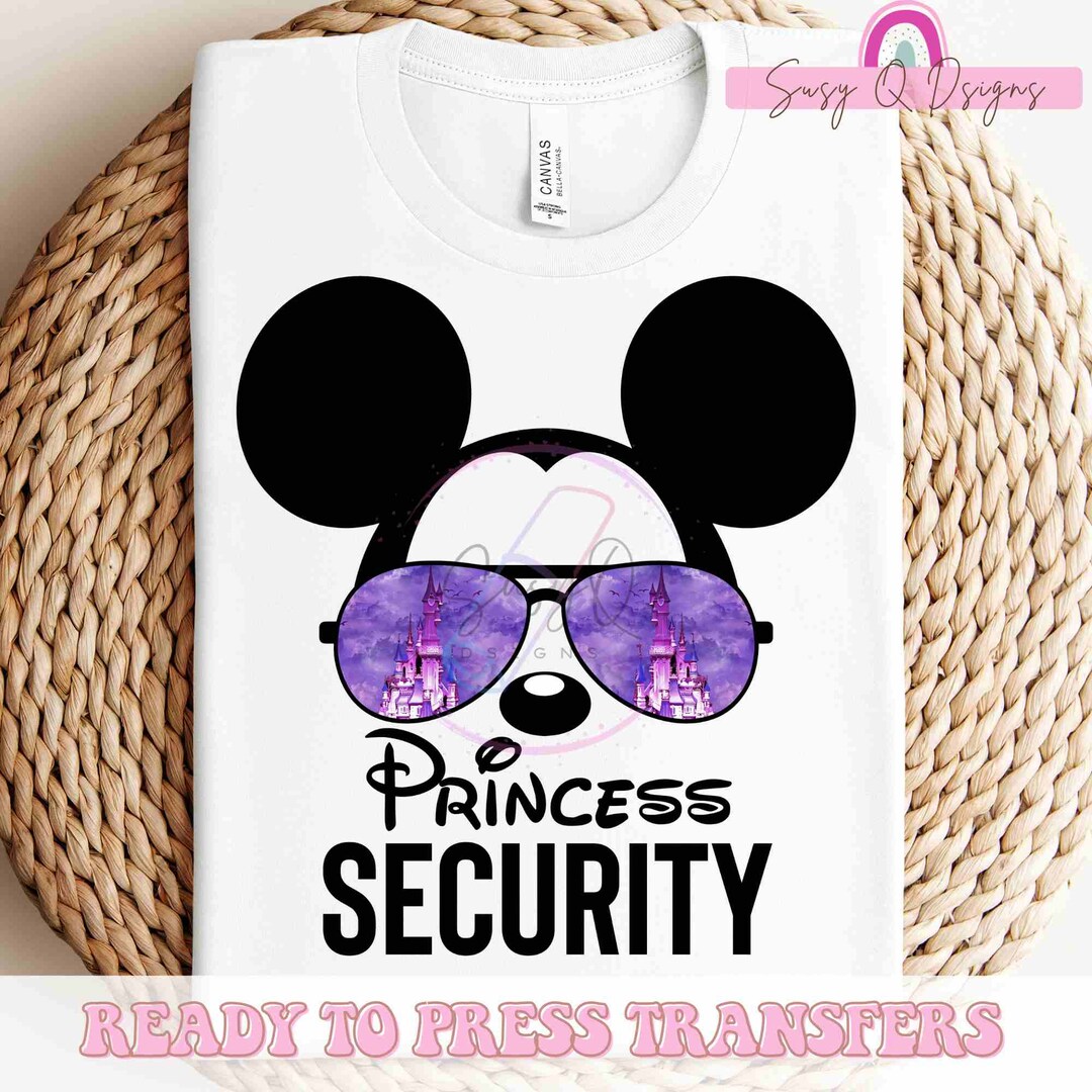 Princess Security Image Transfers, Princess Security Iron on Prints ...