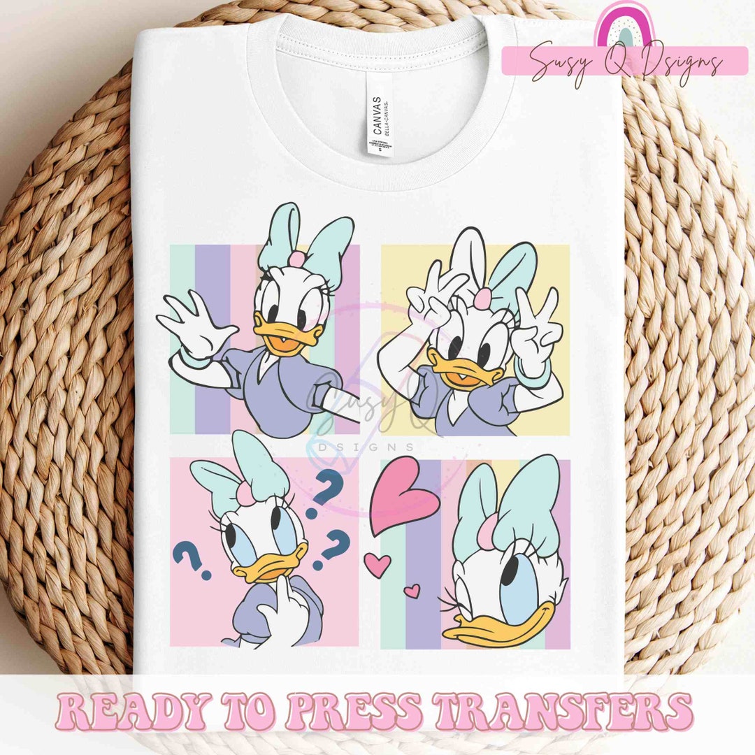Daisy HTV and Sublimation Image Transfers, Disney Daisy Iron on Prints ...