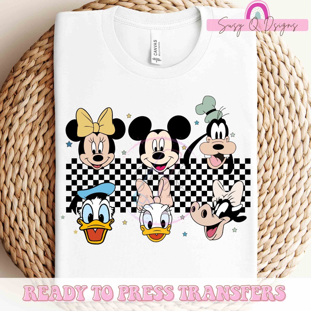 Mickey and Friends Image Transfers, Mickey and Friends Sublimation ...