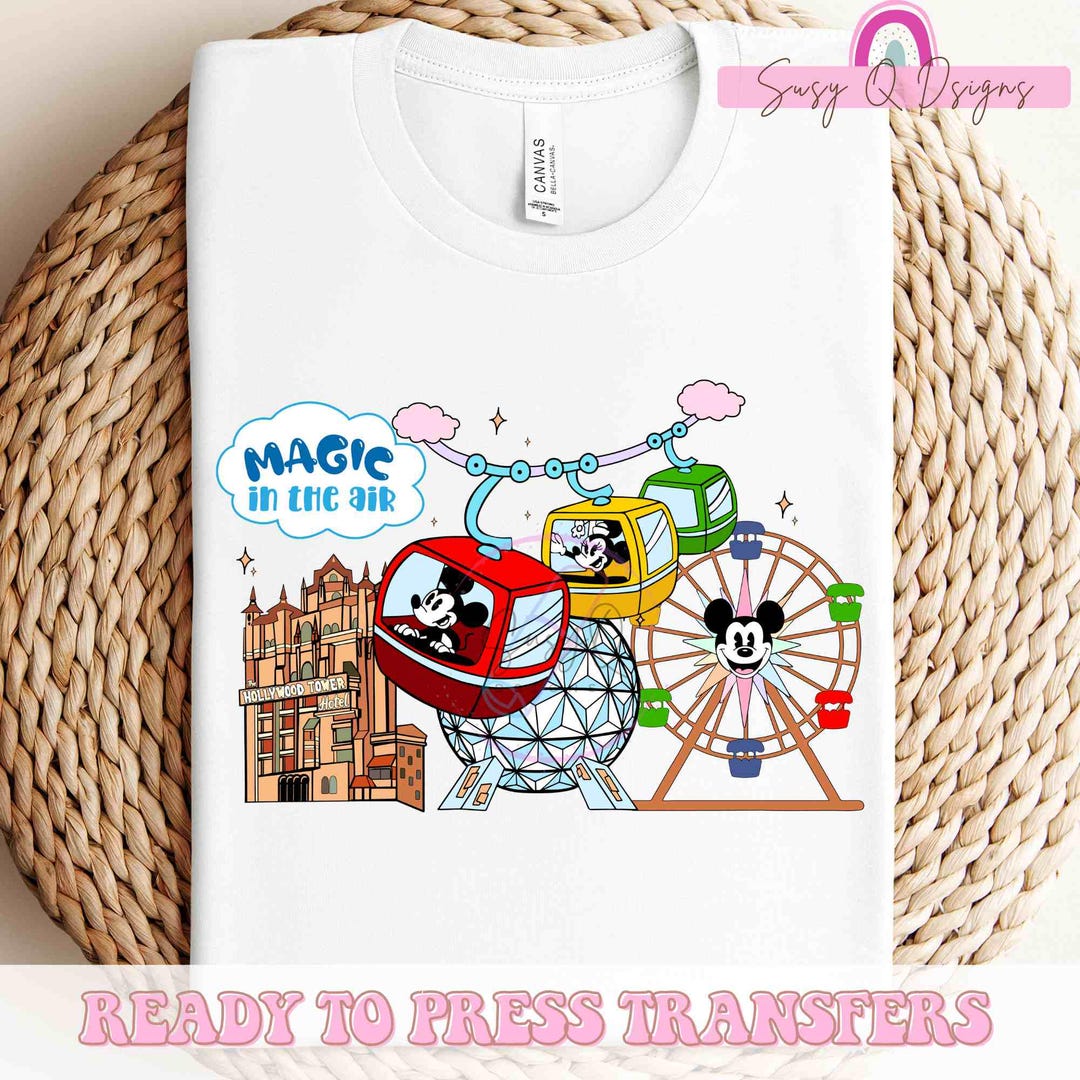 Mickey Magic Image Transfer, Family Vacation Transfers, Mickey HTV ...