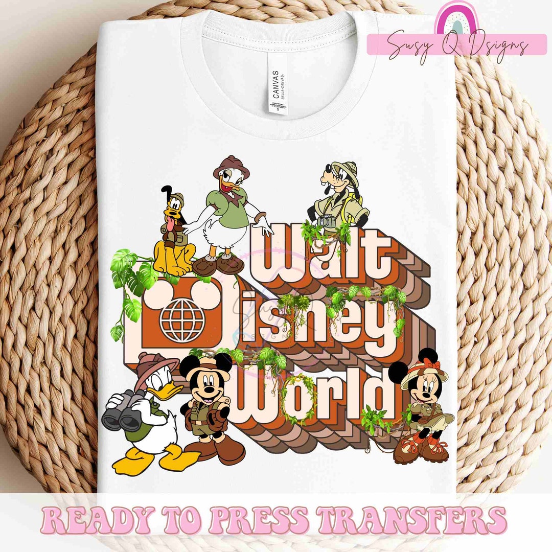 Animal Safari Vacation Image Transfers, Animal Vacation Iron on Prints ...
