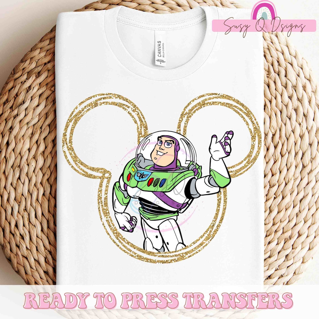 Toy Story Gold Buzz HTV and Sublimation Image Transfers, Toy Story ...