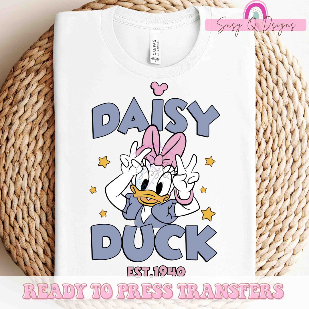 Daisy Image Transfers, Disney Daisy Iron on Prints, Daisy Eco Solvent ...