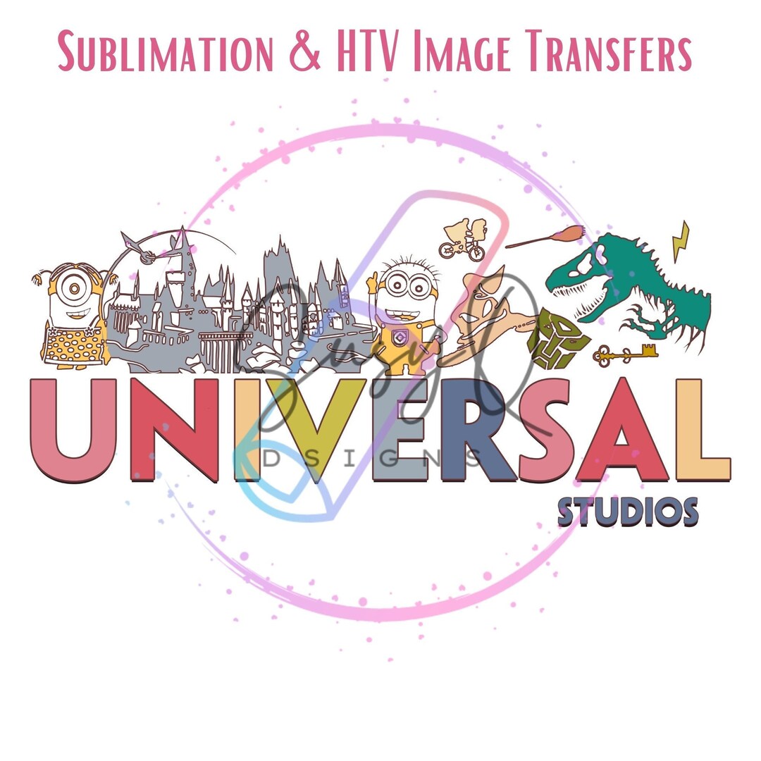 Universal Studios Image Transfers Universal Studios Htv and - Etsy