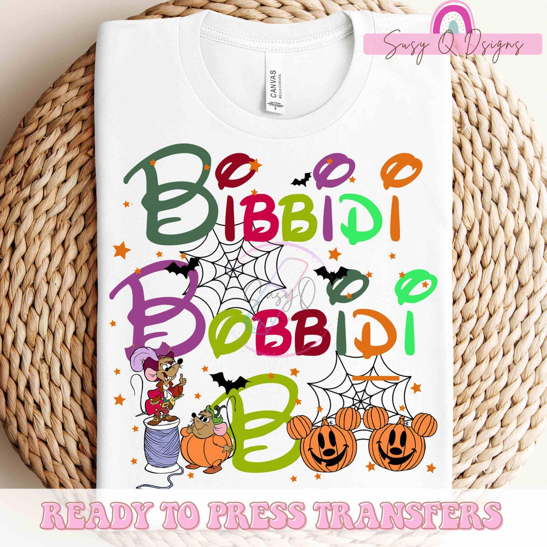 Bibbidi Bobbidi Boo Halloween HTV and Sublimation Image Transfers ...
