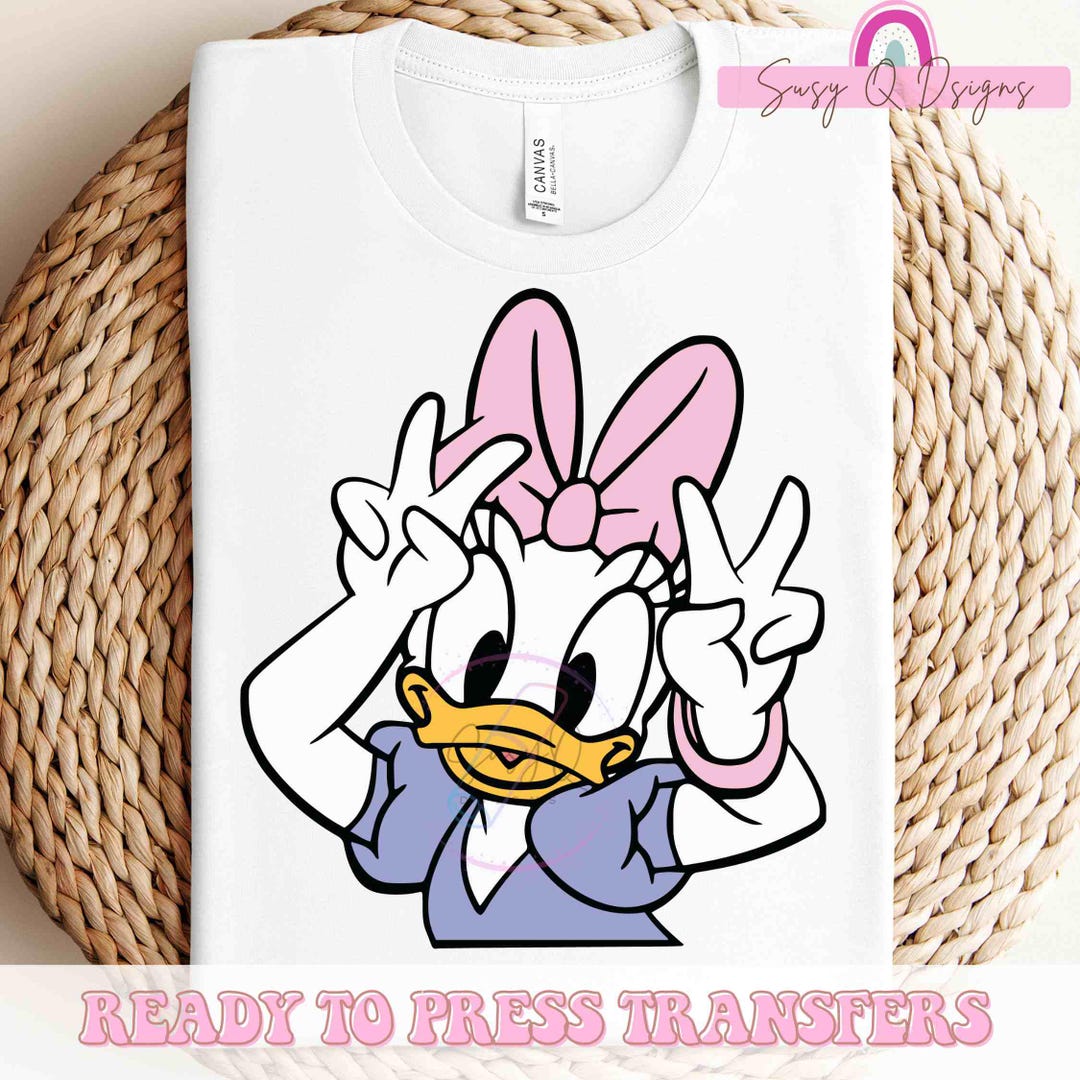 Daisy Image Transfers, Disney Daisy Iron on Prints, Daisy Eco Solvent ...