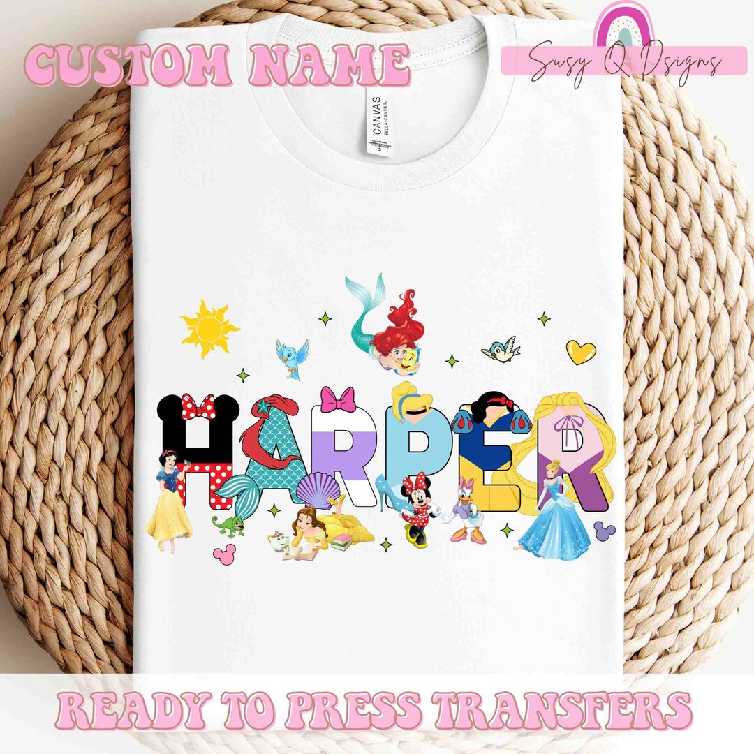 Ready to Press Custom Girl Characters HTV and Sublimation Image ...